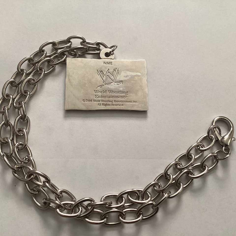WWE Authentic Randy Orton RKO Vintage Chain Pennant Necklace NEW Legend ...