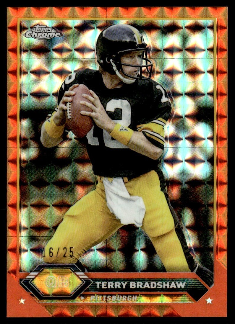 2023 Topps Composite - Topps Chrome Orange Geometric Refractor #33 ...