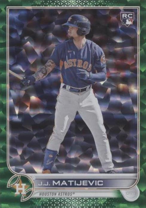 2022 Topps Update Series - J.J. Matijevic #US297 Green Foil /499 (RC ...