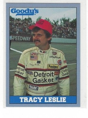 1992 TRAKS GOODY'S INVITATIONAL SERIES NASCAR RACING TRACY LESLIE #12 ...
