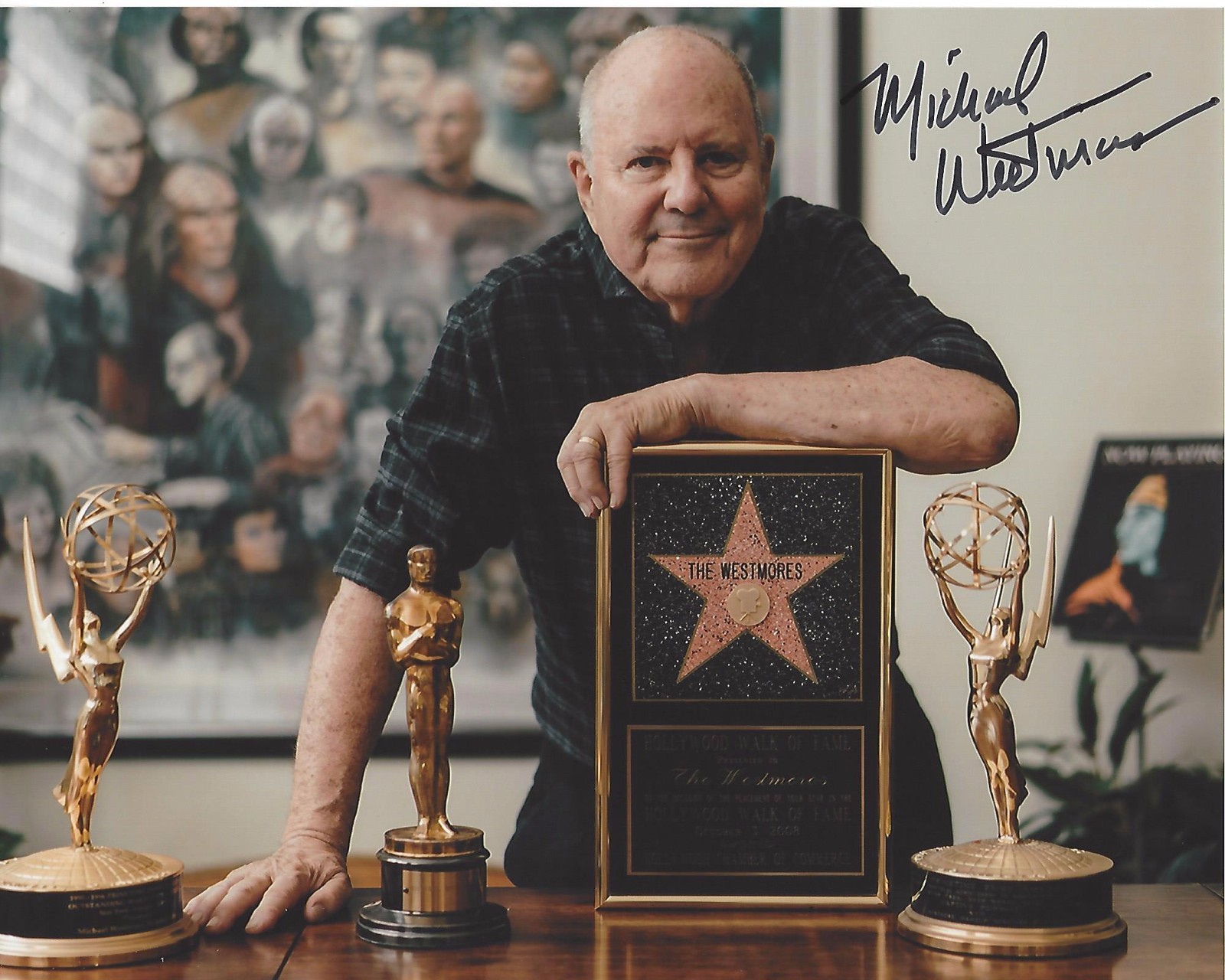 MAKEUP ARTIST MICHAEL WESTMORE SIGNED 'STAR TREK' 8x10 PHOTO 1 COA ...