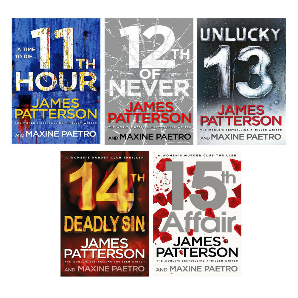 James Patterson Women Murder Club Series 6 Books (13-18) Paperback ...