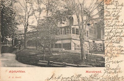 Postcard Large House Alphyddan Marstrand Sweden UDB 1903 | eBay