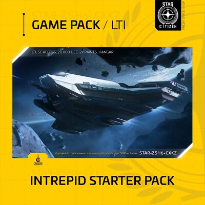 Star Citizen - INTREPID STARTER PACK - LTI + SC ACCESS + 2 PAINTS - OC ...