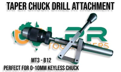 Taper Sensitive Chuck Drill Attachment - With 10mm Keyless Chuck [MT3 ...