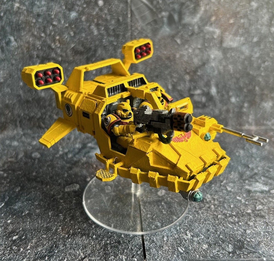 40k Space Marine Land Speeder Typhoon ( Multi-Melta , Missle Battery ...