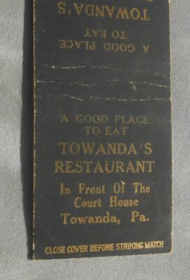 1940s Towanda's Restaurant A Good Place to Eat Front of Court House ...