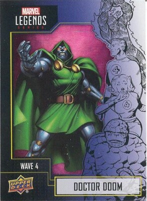 2021 Marvel Legends Series Wave 4 Trading Card 48 Doctor Doom FOIL ...