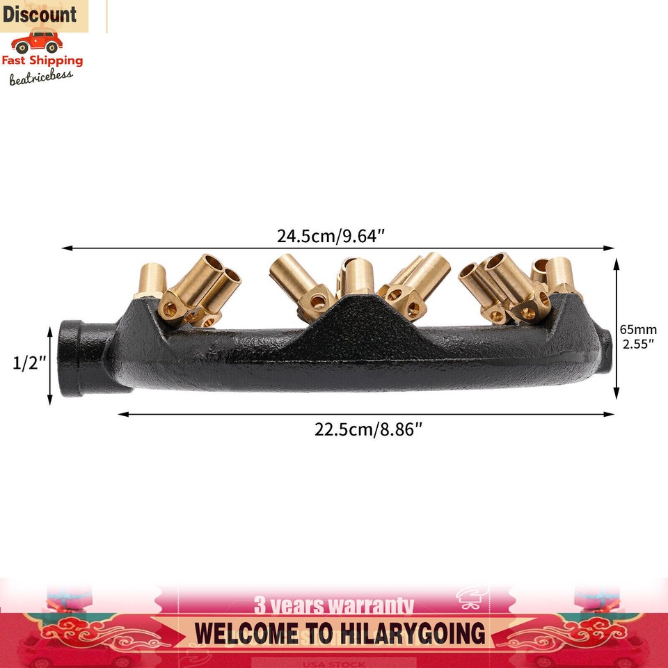 For Chinese Wok Range Pot Jet Burner with 10/20/23/32 Head of Natural ...