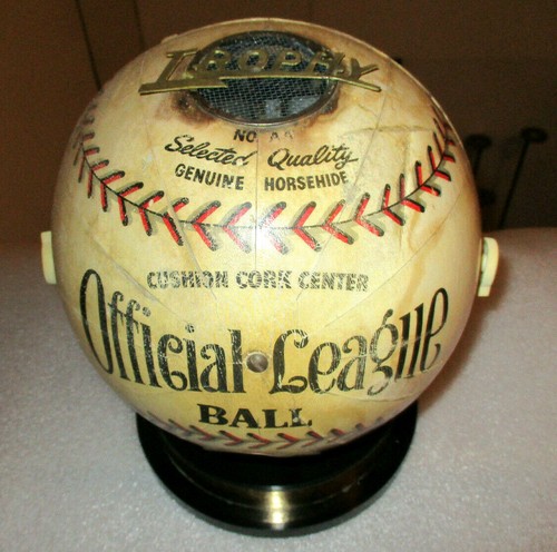 TROPHY BASEBALL RADIO / 1940's IMPERIAL / ALL ORIGINAL AND WORKING ...