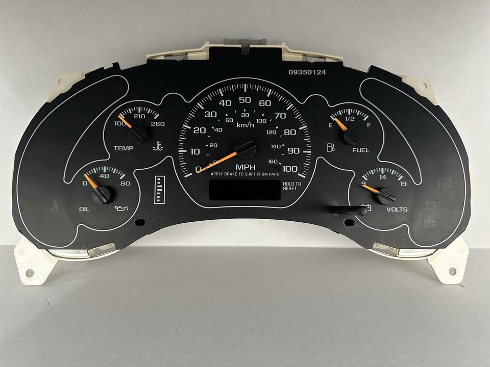 99-04 S10 Speedometer Instrument Gauge Cluster NO FRONT COVER | eBay