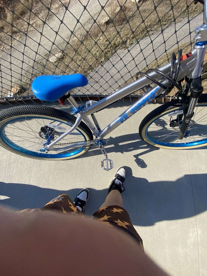 SE Dirt Jumper DJ Ripper HD 26" Blue and Tan. Amazing Suspention | eBay