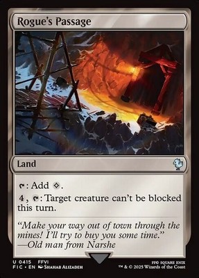 Magic - Rogue`s Passage - Uc/Land - Commander: MTG - FINAL FANTASY - EN ...