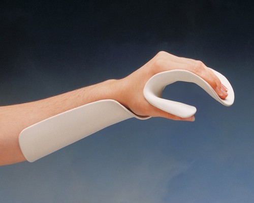 LEFT Hand Resting Wrist Splint Brace Thumb Immobilizer With Straps ...