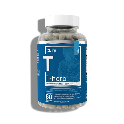 Essential Elements T-Hero, Male Health Supplement, 60 Vegan Capsules | eBay