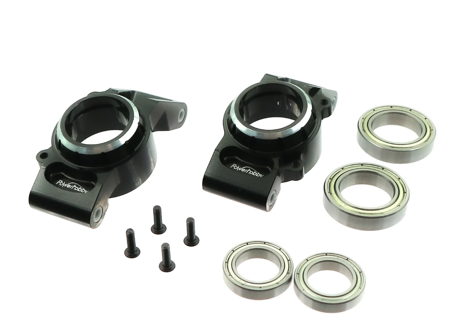 NEW Powerhobby Aluminum Bearing Rear Hubs Stub Axle Carriers FOR ...