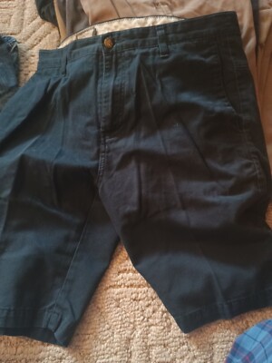 Volcom Chino Shorts Men's Size 32 Blue Dark Wash Casual Outdoor | eBay