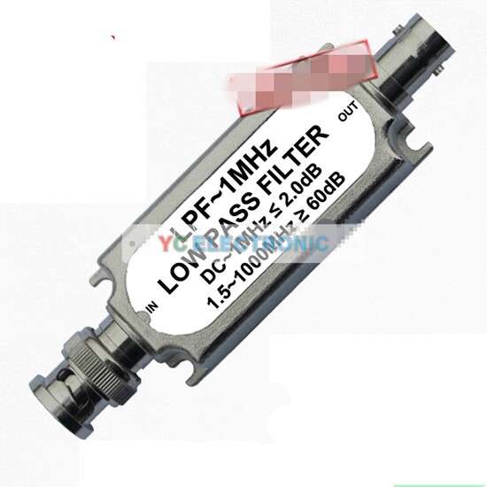 1PCS NEW FOR LPF-1MHz Low Pass Filter BNC 50 Ohmic Frequency | eBay