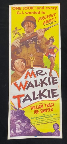 Mr. Walkie Talkie Original Insert Movie Poster 1952 | eBay