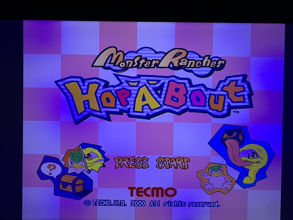 Monster Rancher Hop-A-Bout (Sony PlayStation, 2000) PS1 COMPLETE CIB ...