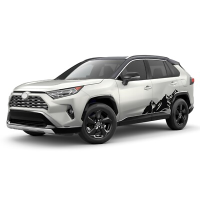 Decal For TOYOTA RAV4 Side Mountain Sport Design Sport Vinyl Graphic ...