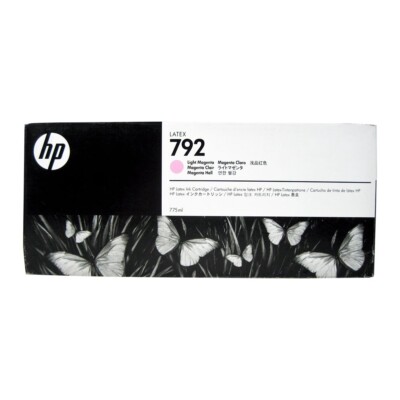 Genuine HP 792 Lt. Magenta 775ML Cartridge Designjet L26500 L28500 210 ...