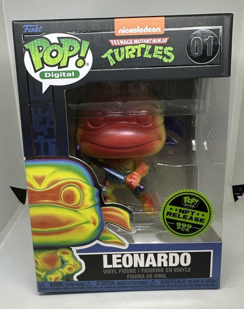 Funko Nft Pop! Vinyl: Teenage Mutant Ninja Turtles - Leonardo (Digital ...