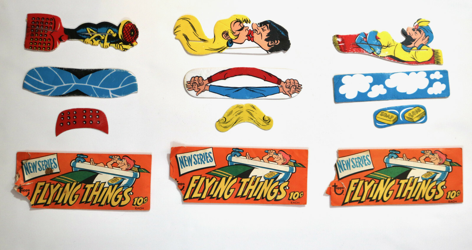 Topps FLYING THINGS airplane toy set of three | eBay