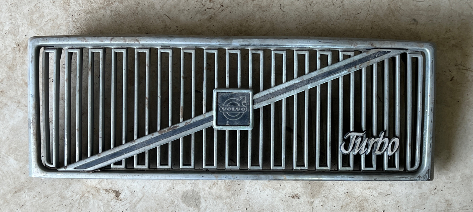 Volvo 240 740 940 VOLVO TURBO Front Grille | Chrome | Genuine OEM ...