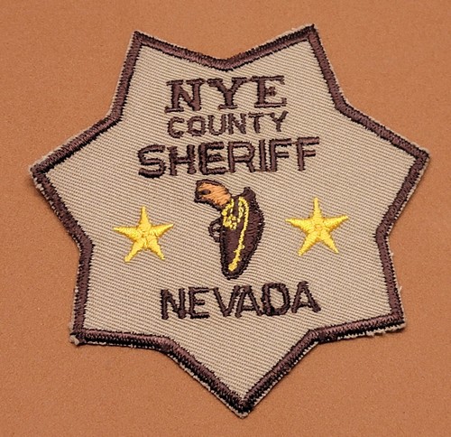 Nevada Police - Nye County Sheriff Police NV Police Patch | eBay
