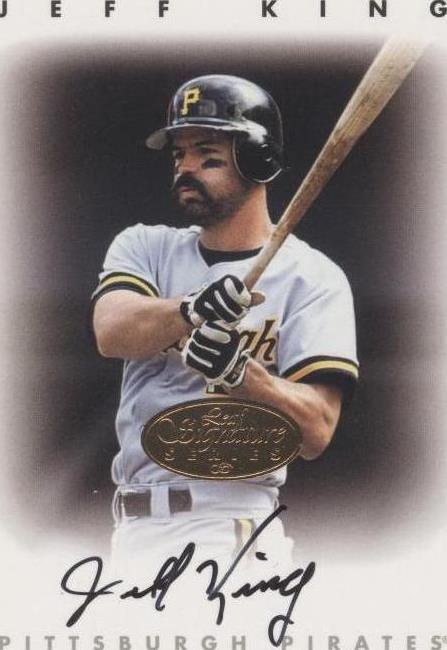 1996 Leaf Signature Series - Autographs Jeff King Gold (AU) for sale ...