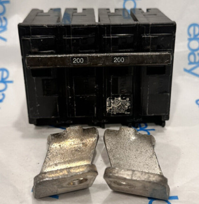 SIEMENS 4 Pole 200 AMP Type EQ 120/ 240 V Main Circuit Breaker, EQ9985 ...