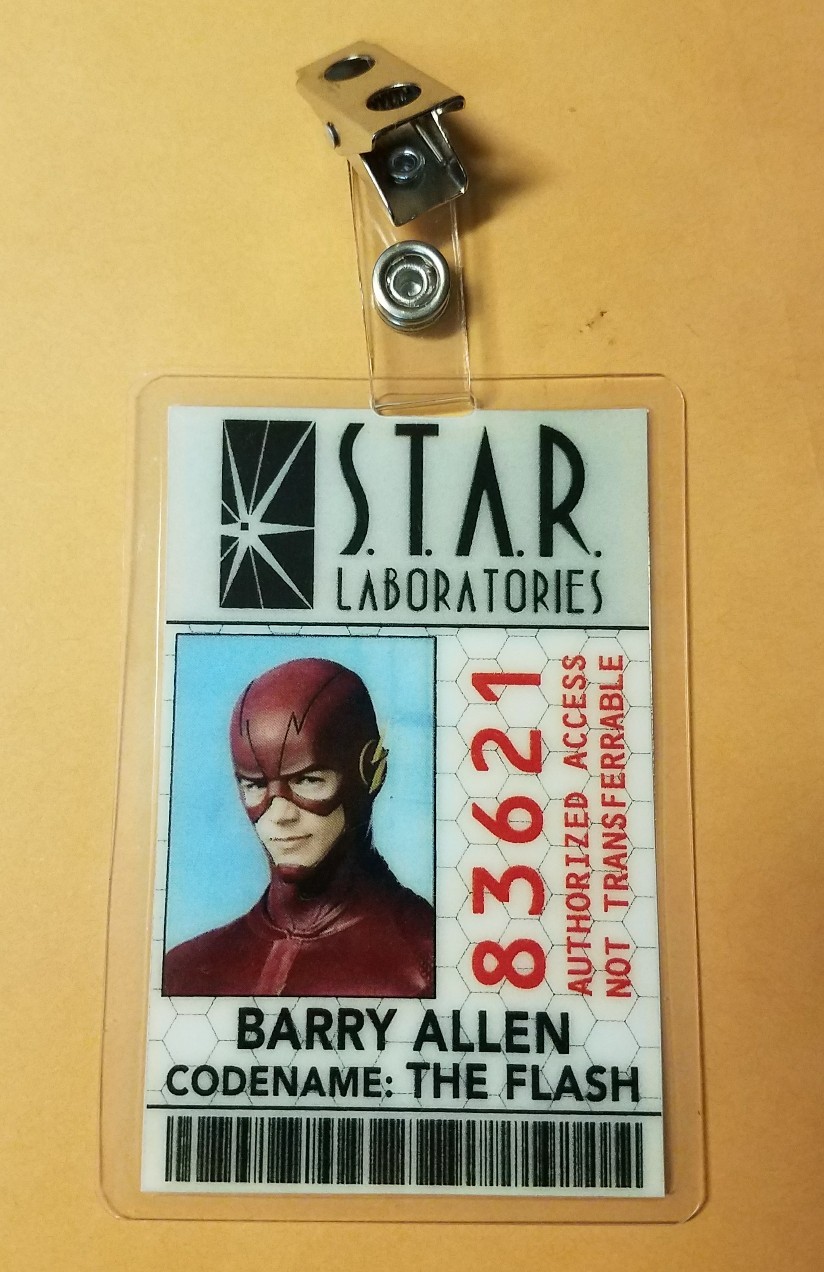 Flash ID Badge - Barry Allen The Flash prop cosplay | eBay