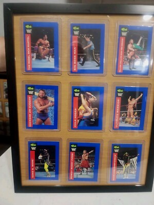 Framed WWF trading Cards | eBay