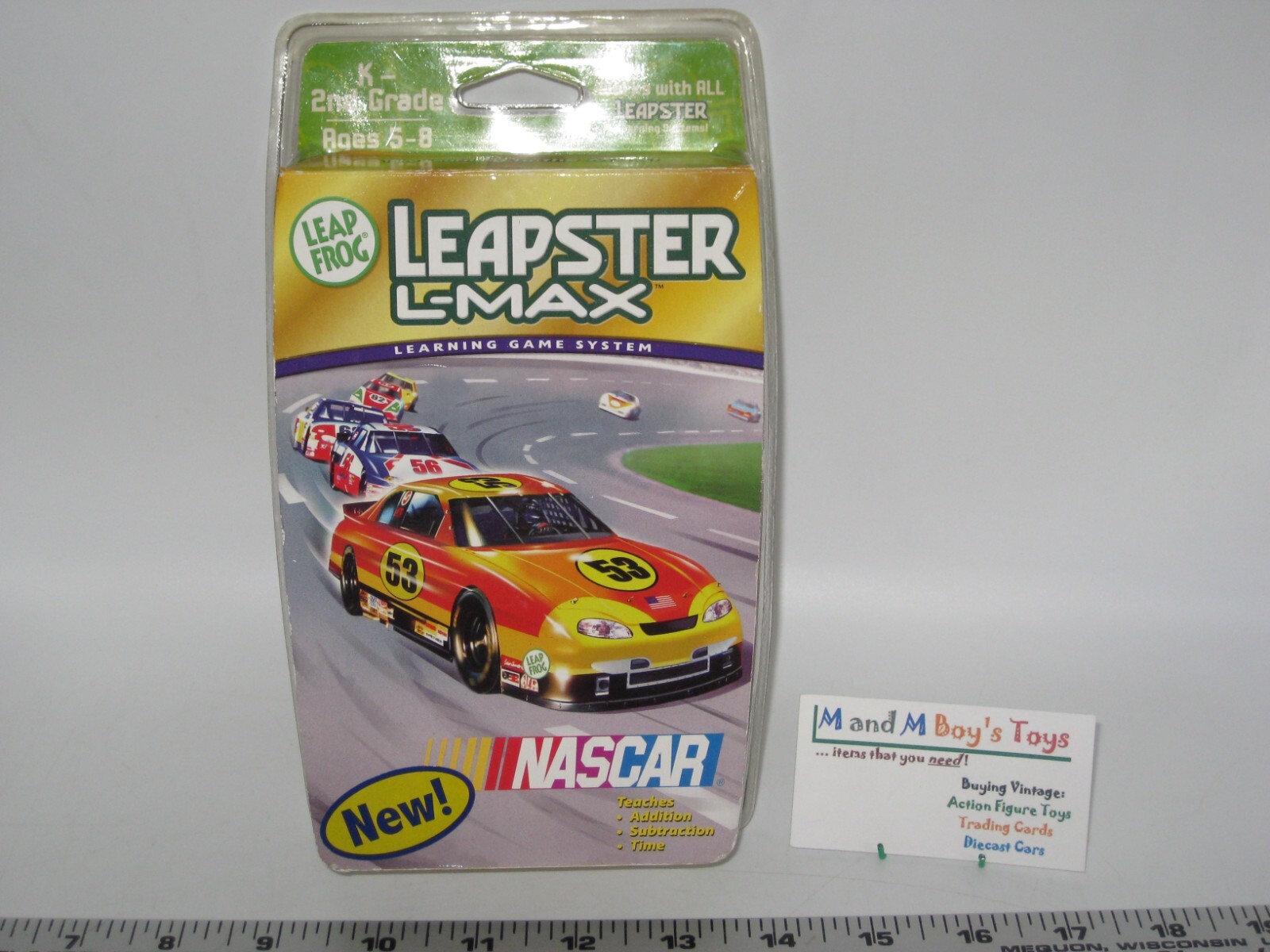LeapFrog Leapster L-max NASCAR Scholastic Learning Game System ...