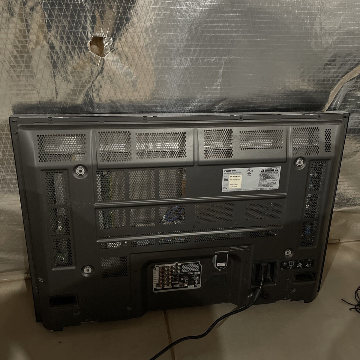 Panasonic Viera Tv Back