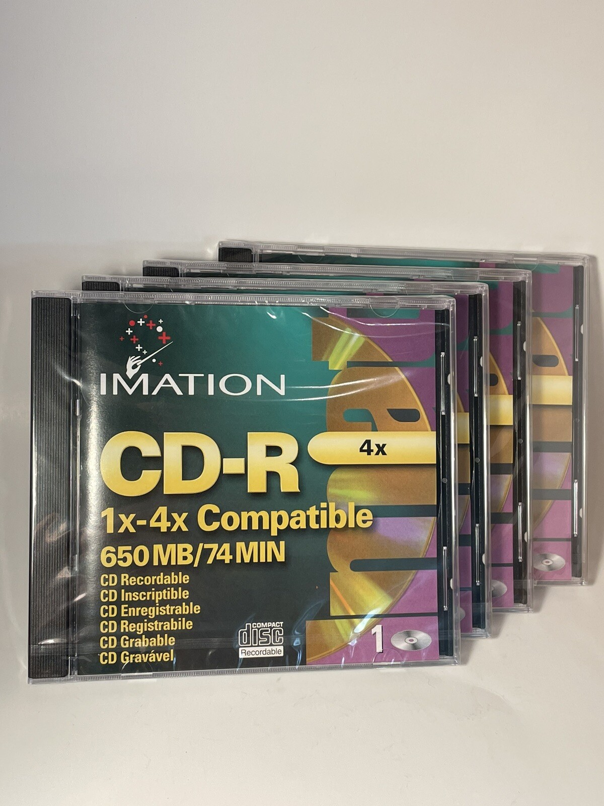 Imation Cd-r 650mb 74 Min Lot Of 4 | eBay
