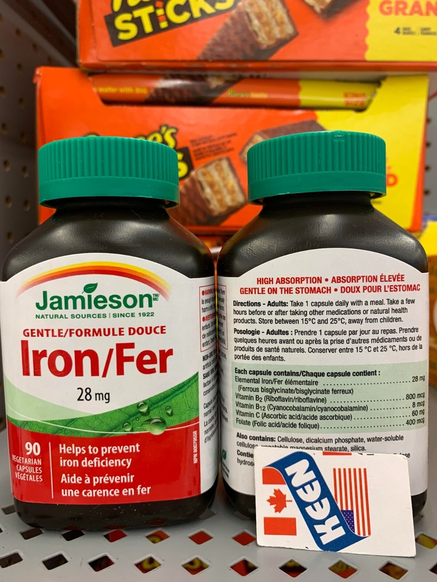 Jamieson Gentle Iron 28 Mg 9039s London Drugs Jamieson Vitamin C, D,