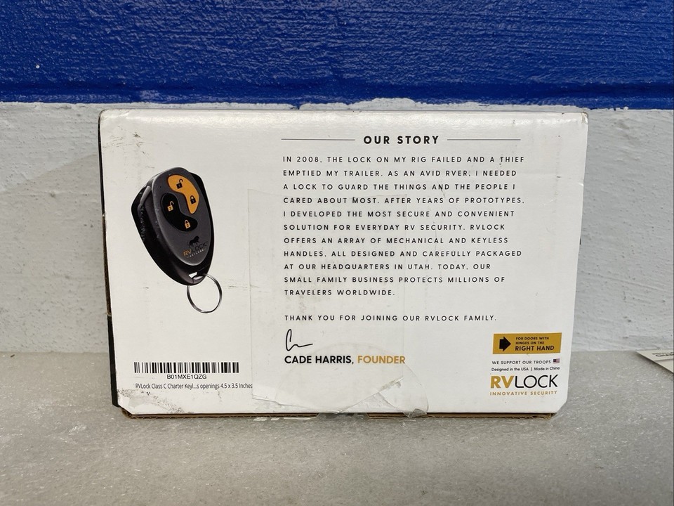 RV Lock Keyless Handles Charter C / A Class Entry Keypad Handle All ...
