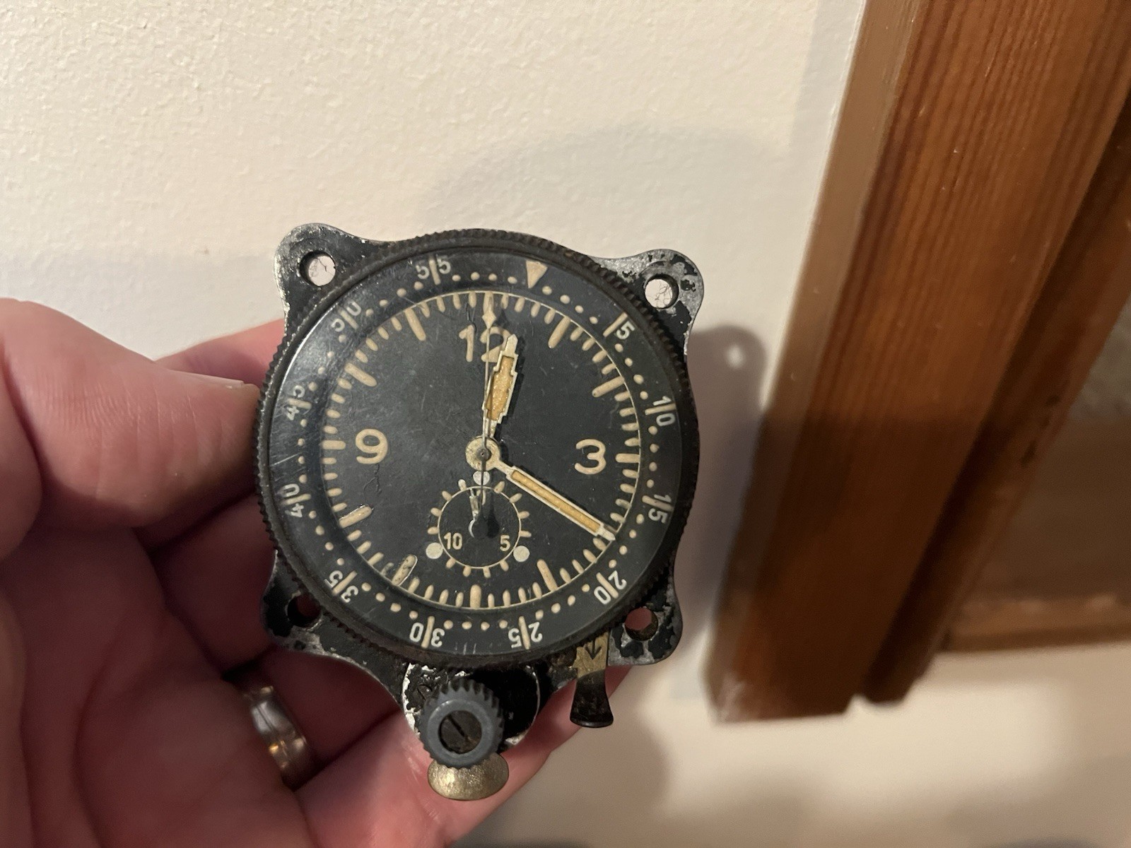 Junghans Messerschmitt 109 Clock J30 BZ WW2 German Aircraft Vintage ...