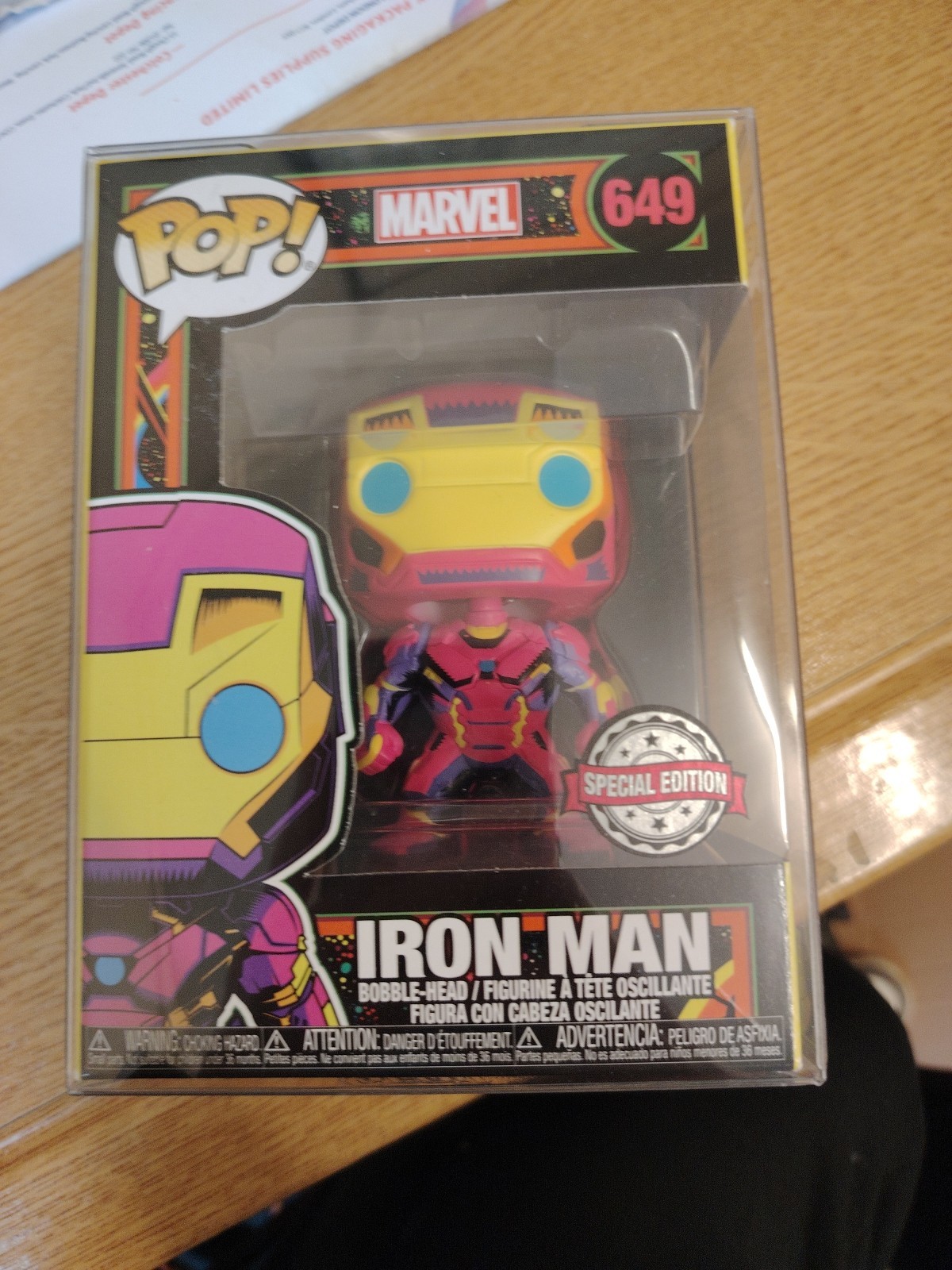 Funko Pop! Marvel Iron Man 649 With Protective Case Free | eBay UK