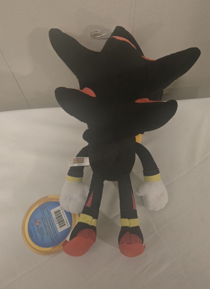 Sonic the Hedgehog Shadow Plush 12" Official SEGA Toy Factory Black | eBay