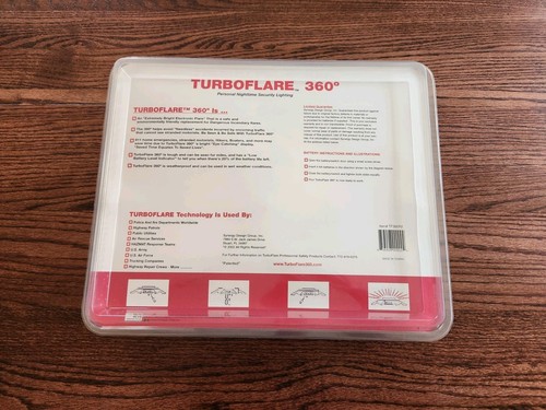 Vtg TURBO FLARE 360 Emergency LED Lighting Twin Pack NEW OLD STOCK ...