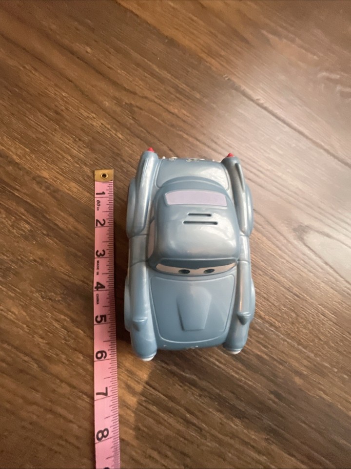 Disney Pixar 2010 Cars 2 Shake-N-Go Finn McMissile Blue Racecar TESTED ...
