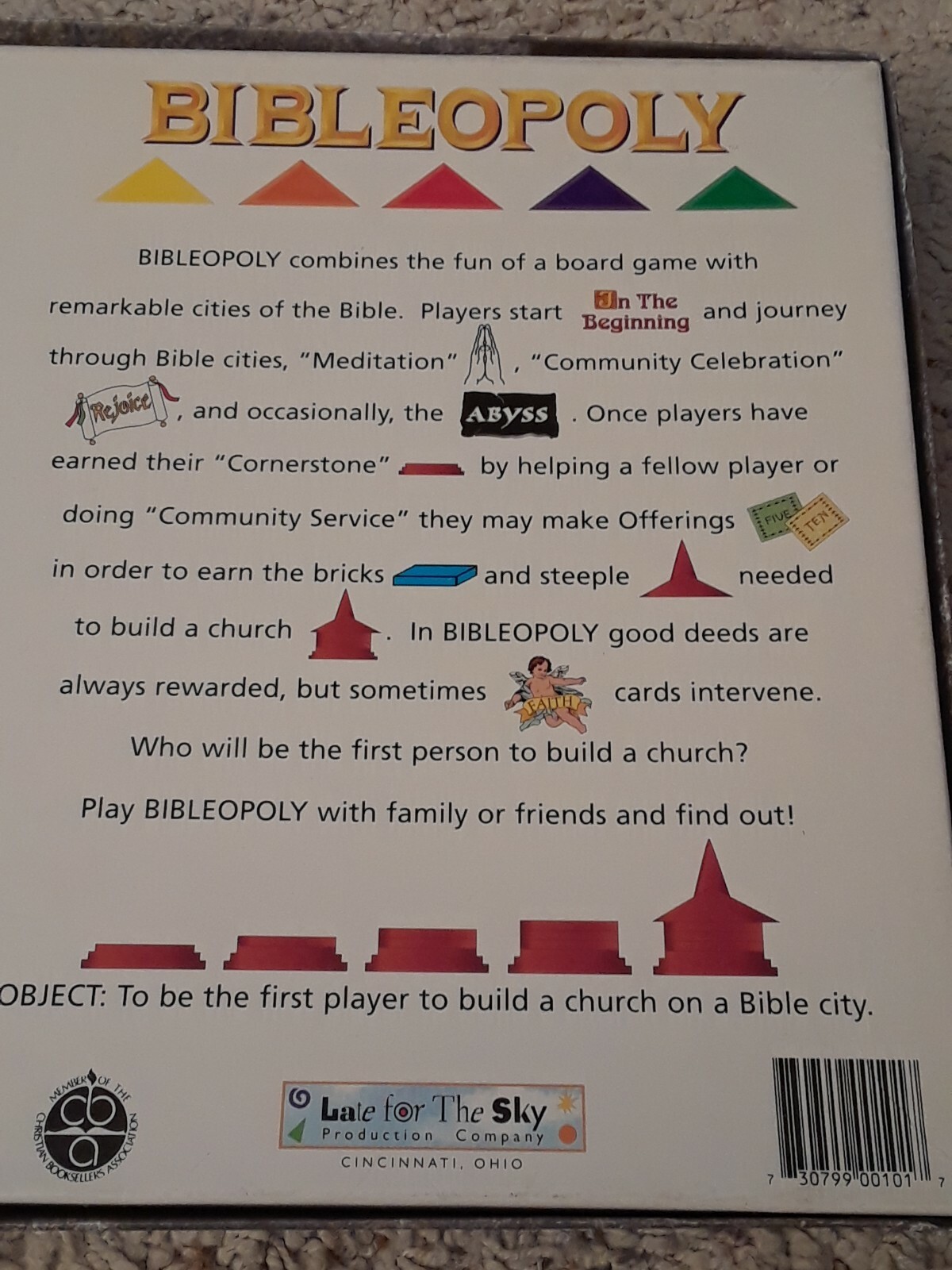 Bibleopoly Board Game A Biblical Game of Fun and Faith 1991 | eBay