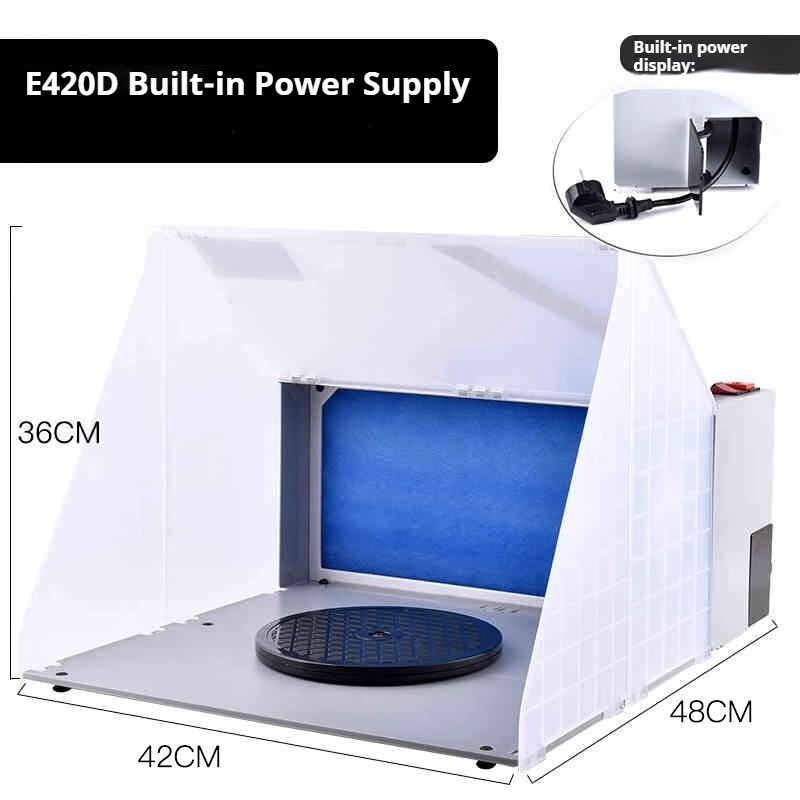 Paint Spraying Fan Paint Spray Booth Exhaust Fan with Filter for Spray ...