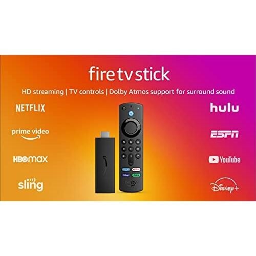 Amazon Fire TV Stick (3rd Gen.) FHD Media Streamer with Alexa Voice ...