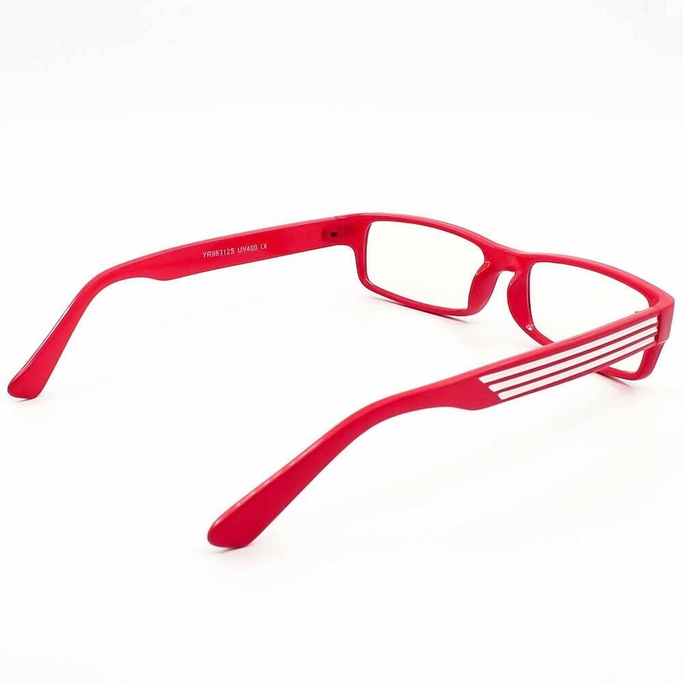 Rectangle Frame Clear Lens Glasses Geek Nerd Eyeglasses Optical Frame ...