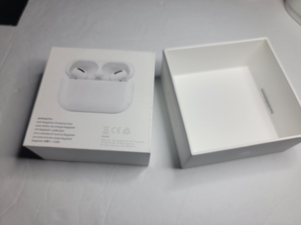 Original Empty Box Apple AirPods Pro with Wireless Case White (ONLY THE ...