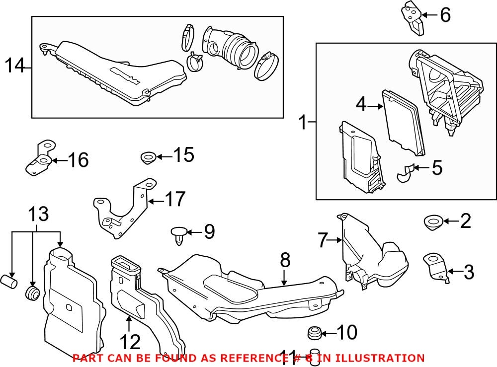 Nissan 165544CL0A Genuine OEM Air Duct for sale online | eBay